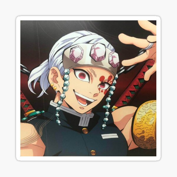 "Uzui tengen" Sticker by udaramanakini | Redbubble