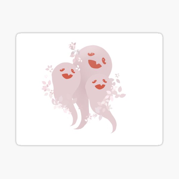 "Hutao ghosts ?" Sticker by GarlicPicklez | Redbubble