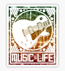 Cool Guitar Music: Stickers | Redbubble