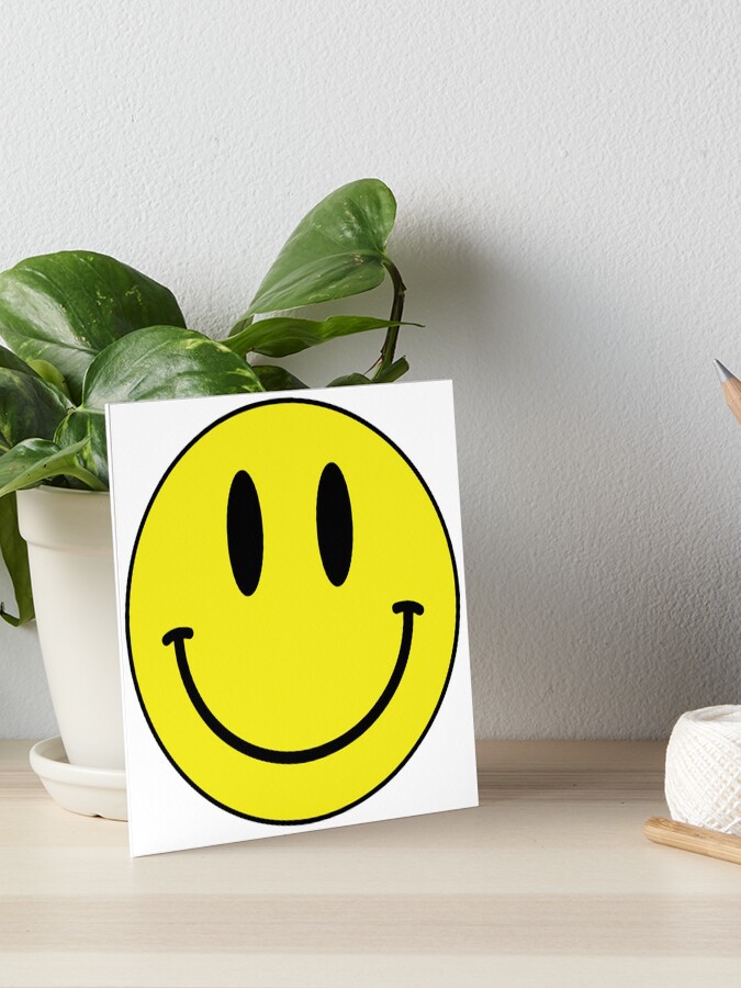 "smile emoticon" Art Board Print for Sale by gagarotak | Redbubble