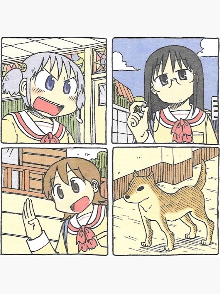 "Nichijou" Sticker by taroxstudio | Redbubble