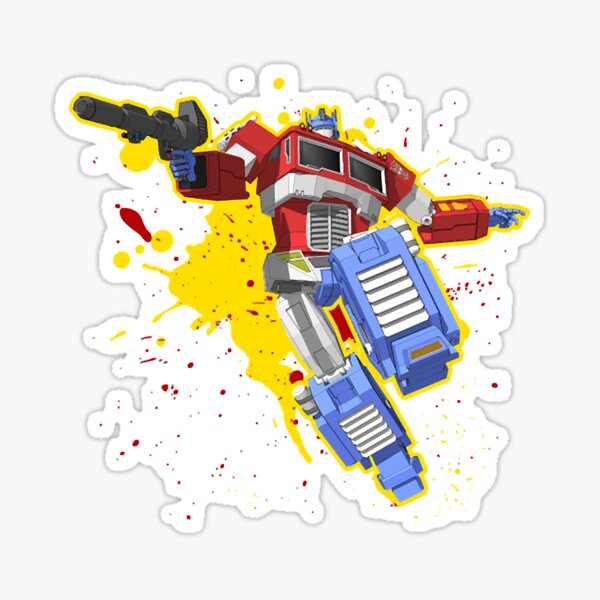 "Optimus Prime " Sticker for Sale by aidandariohe | Redbubble