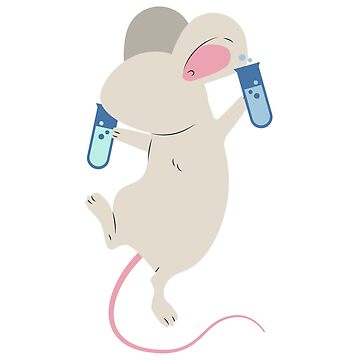 "Lab Rat with Test Tubes" Poster for Sale by Mavy-liz | Redbubble
