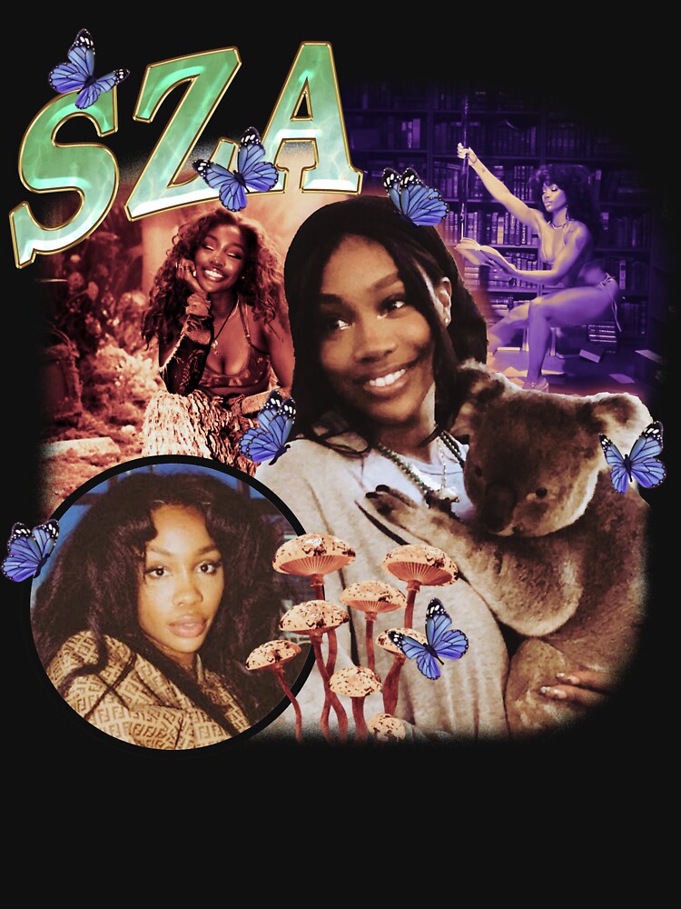 "SZA 90s retro style" Essential T-Shirt for Sale by LukasPhamily ...