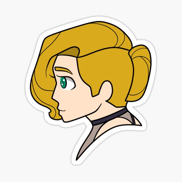 "Tyla Profile" Sticker by gilliandrawings | Redbubble