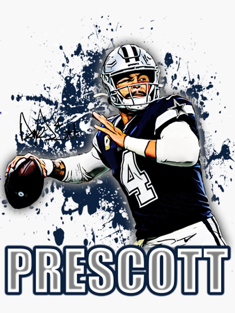 "Dak prescott" Sticker for Sale by Helenacornelis | Redbubble