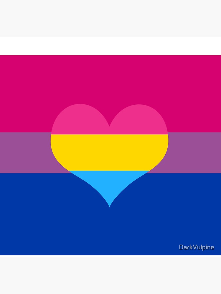 "Bisexual Panromantic Pride Flag" Pin for Sale by DarkVulpine | Redbubble