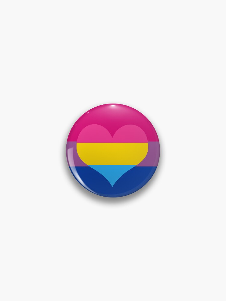 "Bisexual Panromantic Pride Flag" Pin for Sale by DarkVulpine | Redbubble
