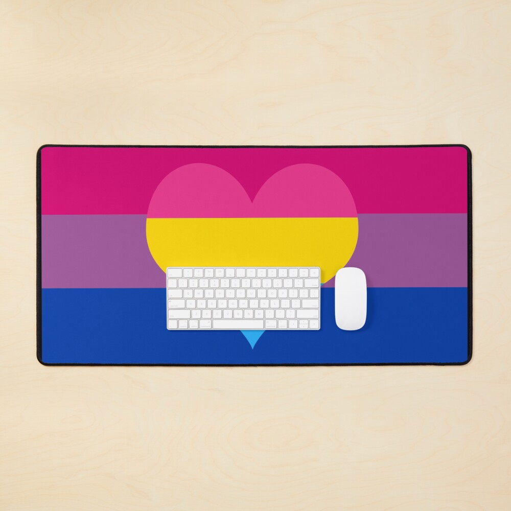 "Bisexual Panromantic Pride Flag" Pin for Sale by DarkVulpine | Redbubble