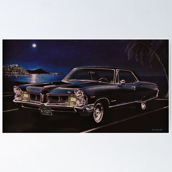 "1965 Pontiac Grand Prix" Poster for Sale by brianrolandart | Redbubble