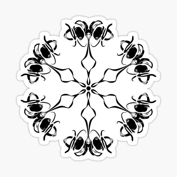 "ALien Black Ink pop art" Sticker by CosmicAnimation | Redbubble