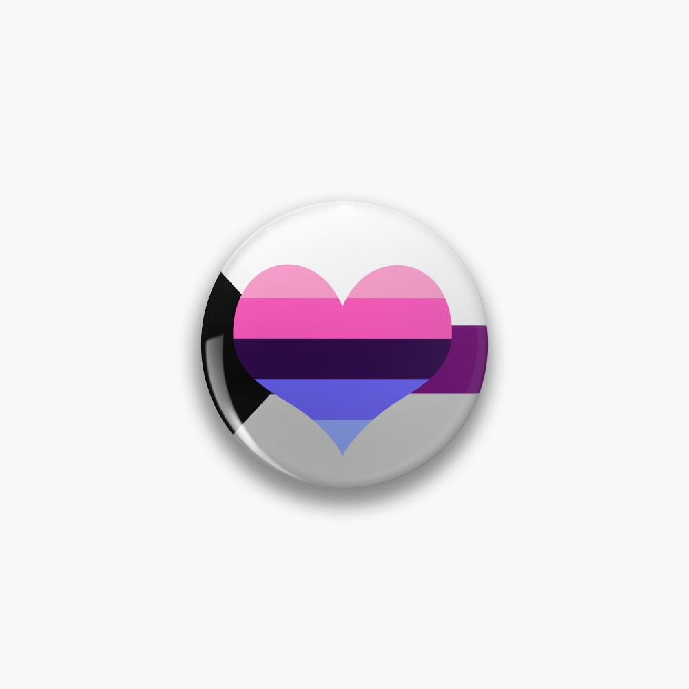 Demisexual Omniromantic Pride Flag Pin For Sale By Darkvulpine
