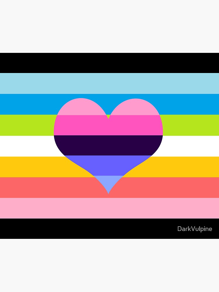 "Queer Omniromantic Pride Flag" Sticker for Sale by DarkVulpine | Redbubble