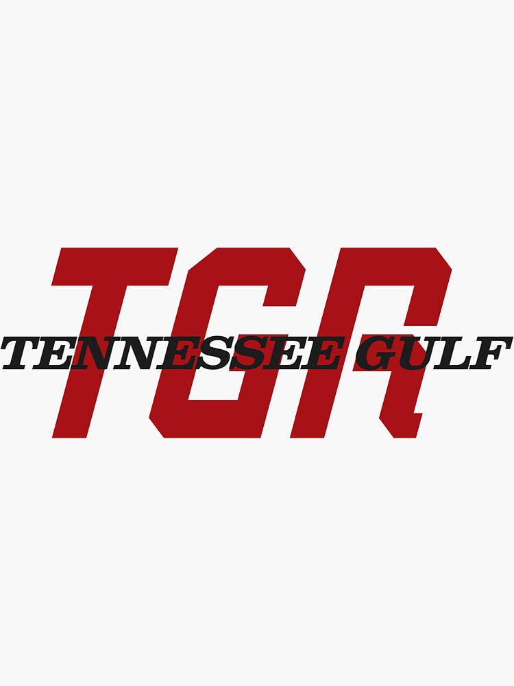 "TGR Red Logo" Sticker by TennGulfRailway | Redbubble
