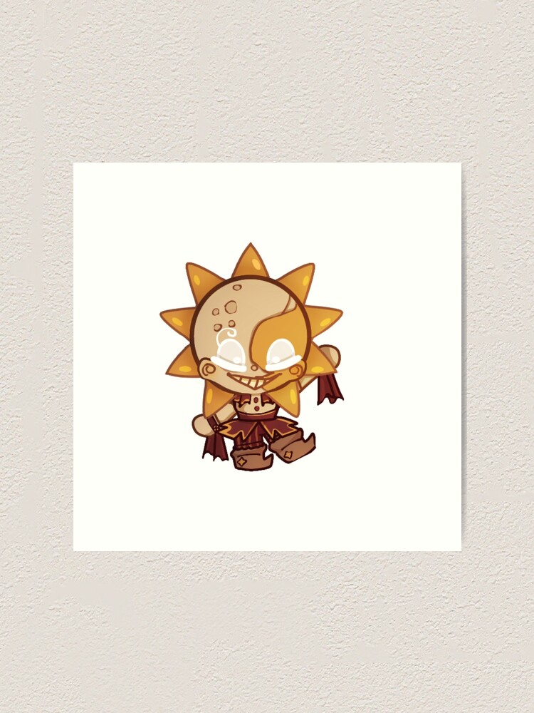 "Chibi Sundrop - FNAF security breach " Art Print for Sale by stardcst ...