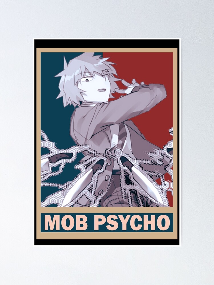 Poster « Teruki Hanazawa Teru Mob Psycho 100 Mobu Saiko Hyaku ...