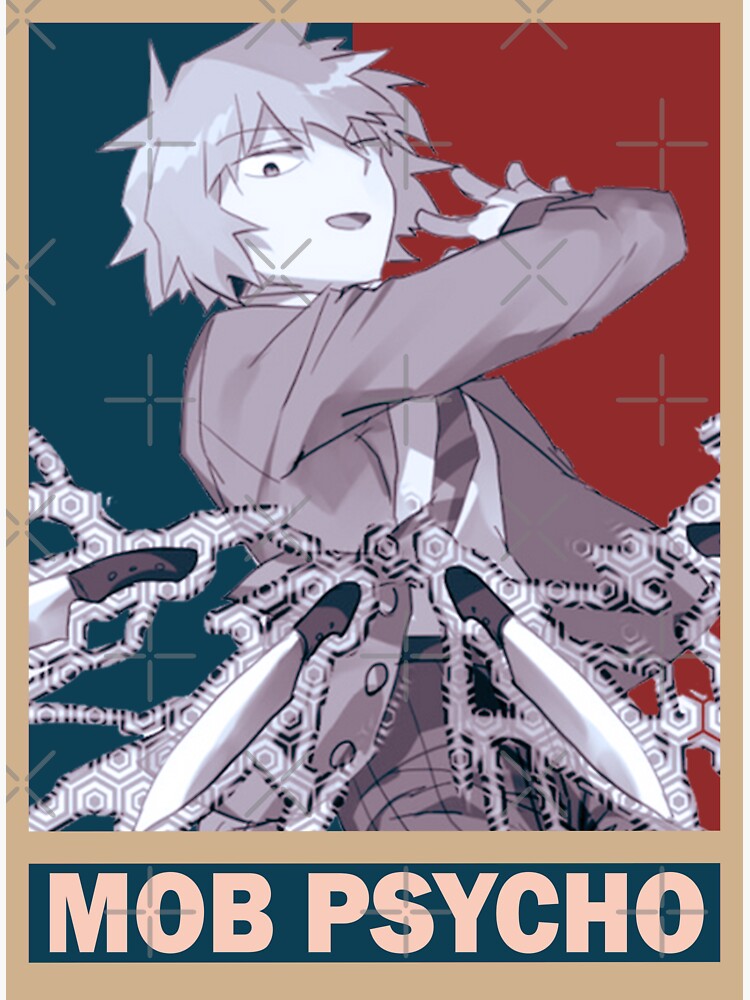 "Teruki Hanazawa Teru Mob Psycho 100 Mobu Saiko Hyaku Vintage Vector ...