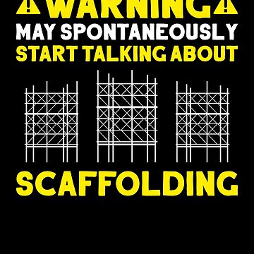 "Scaffolder Scaffolding Scaffold Builder Staging" Sticker for Sale by ...