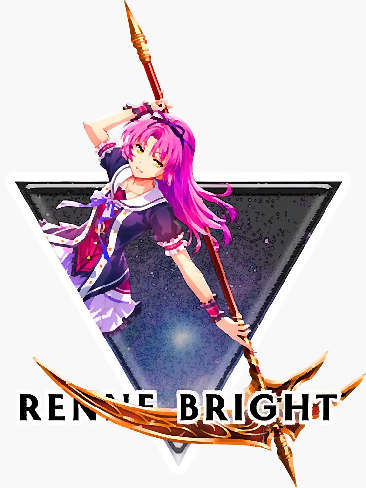 "RENNE BRIGHT " Sticker by DebrahMims | Redbubble