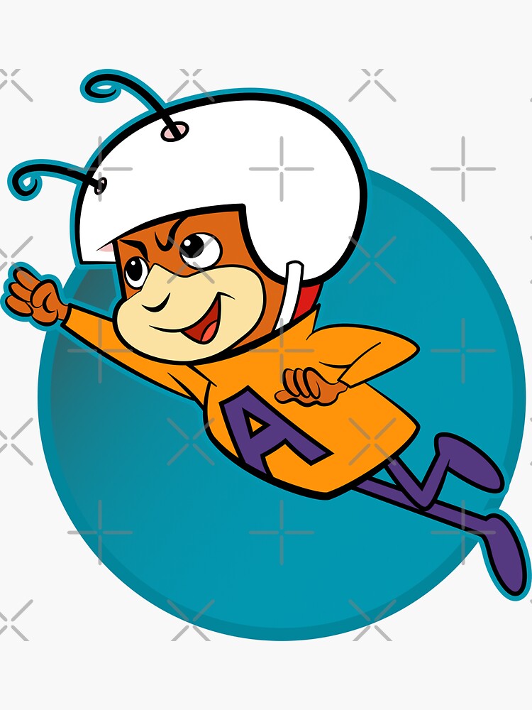 "Atom Ant Retro TV" Sticker for Sale by B-MOVIES | Redbubble