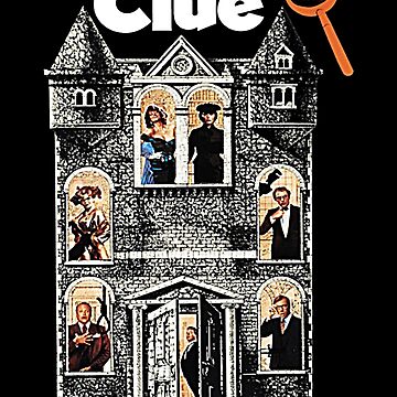 "Clue Movie " Sticker for Sale by Jacobmuel737 | Redbubble