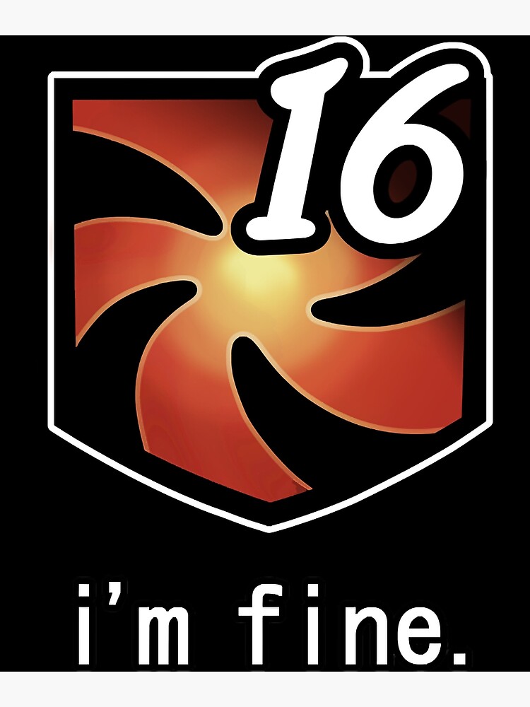 "Im Fine Vuln Stacks [FFXIV]" Poster for Sale by proctorhaivette ...