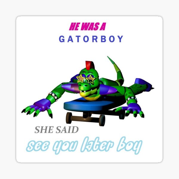 "Montgomery Gator meme" Sticker for Sale by stardcst | Redbubble