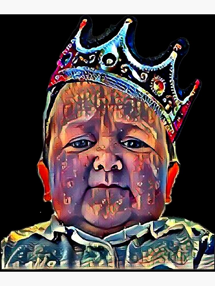 Poster « Copie de Hasbulla - Hasbulla Funny Crown Parody T-shirt ...