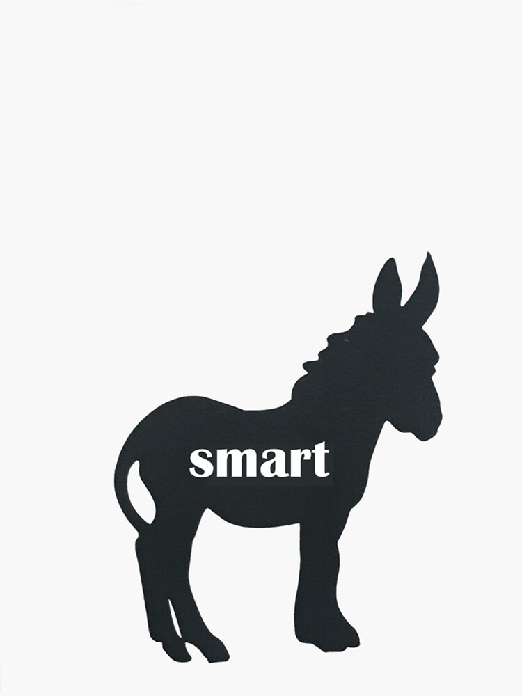 "Smart Ass Sticker" Sticker for Sale by BernhardSamek | Redbubble