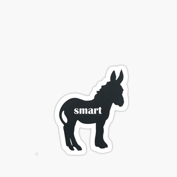 "Smart Ass Sticker" Sticker for Sale by BernhardSamek | Redbubble