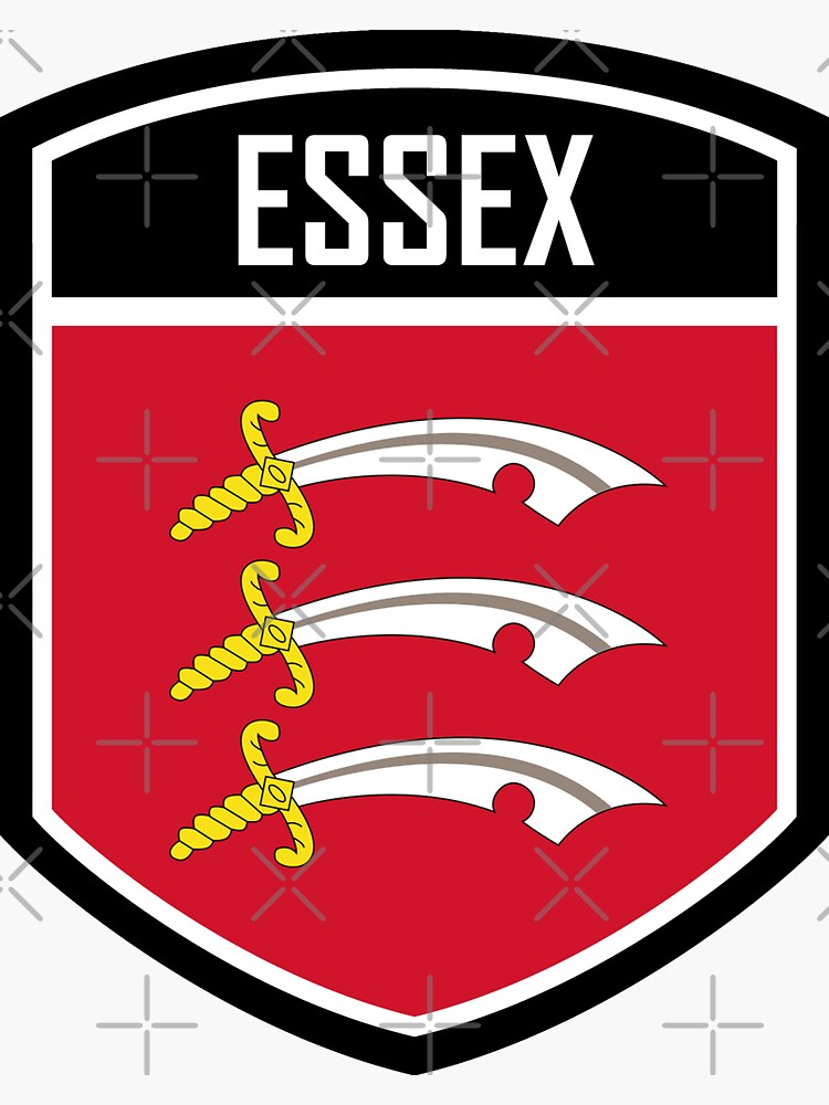Essex County England Flag Emblem Sticker For Sale By T Warrior Redbubble