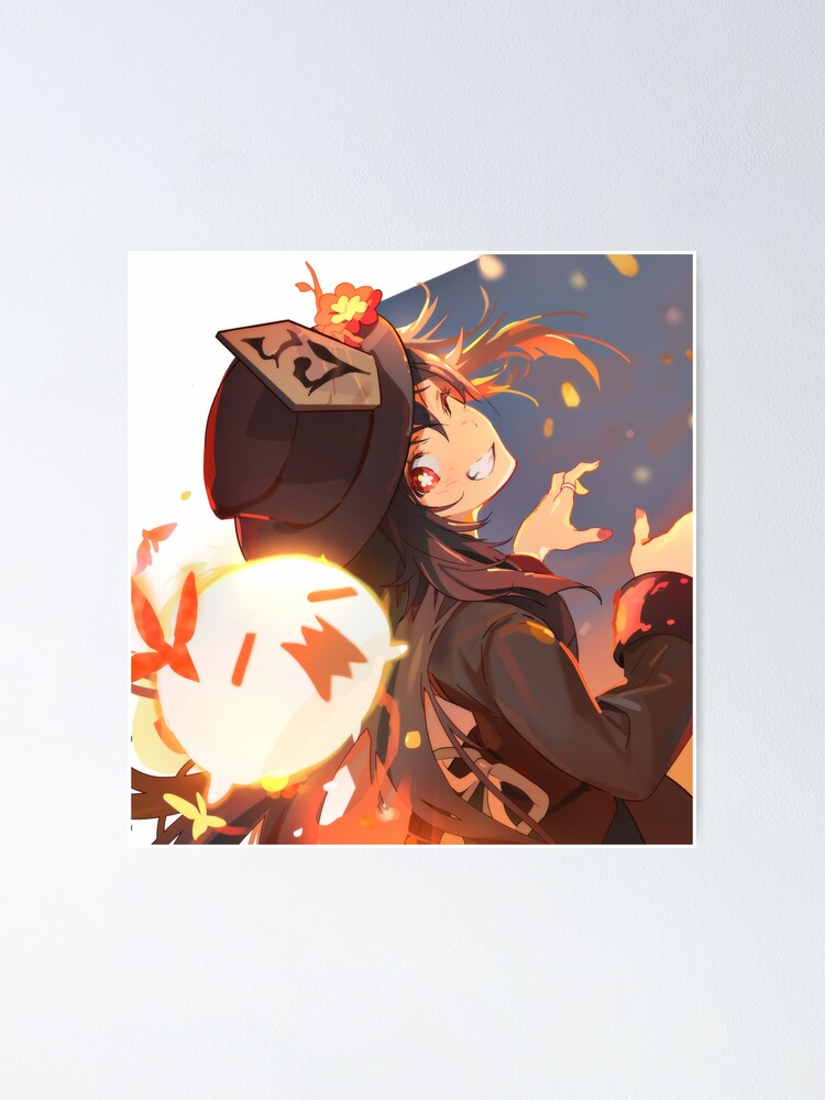 "Happy Hu Tao Genshin Impact" Poster by genshinwaifus | Redbubble