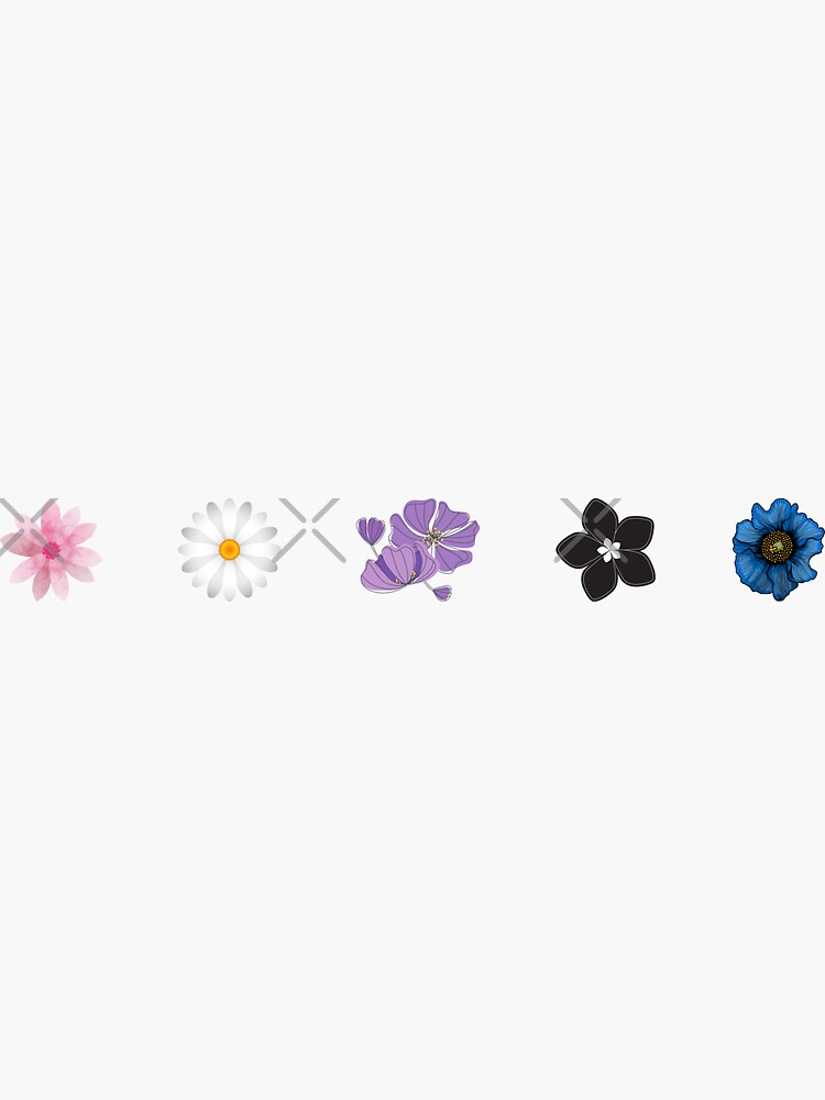 "Subtle Genderfluid Pride Flowers. Gender Fluid Pastel Flowers ...