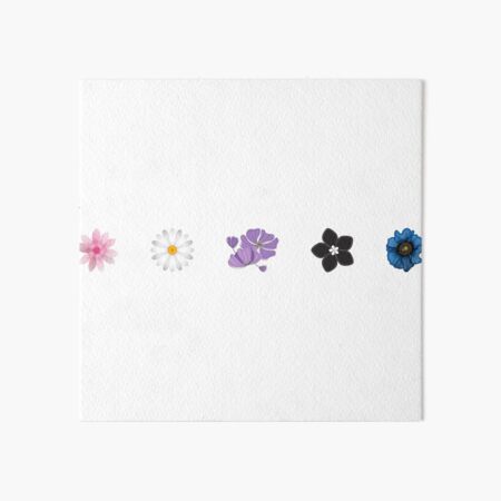 "Subtle Genderfluid Pride Flowers. Gender Fluid Pastel Flowers." Art ...