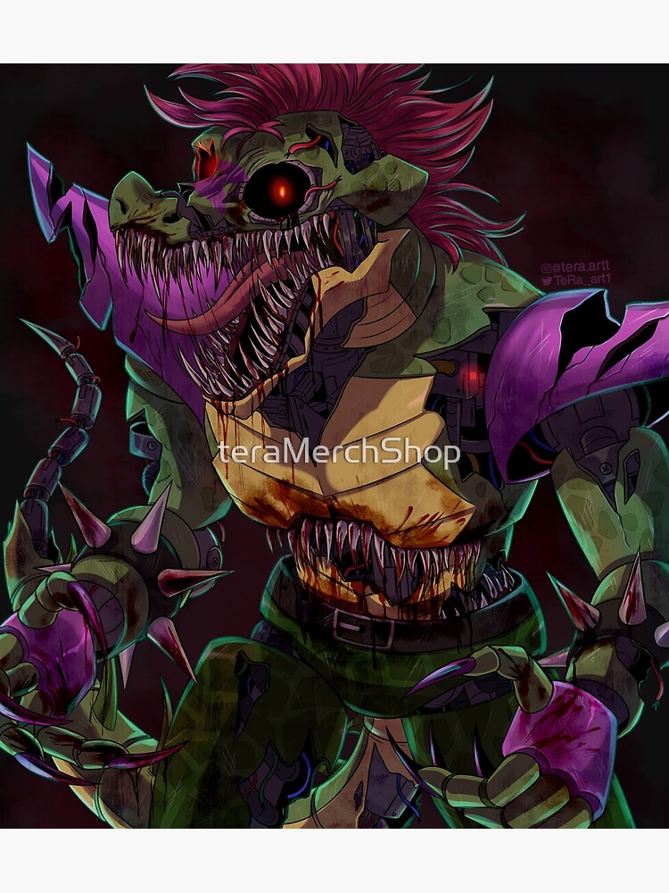 "Nightmare Glamrock Montgomery Gator Security breach" Poster for Sale ...