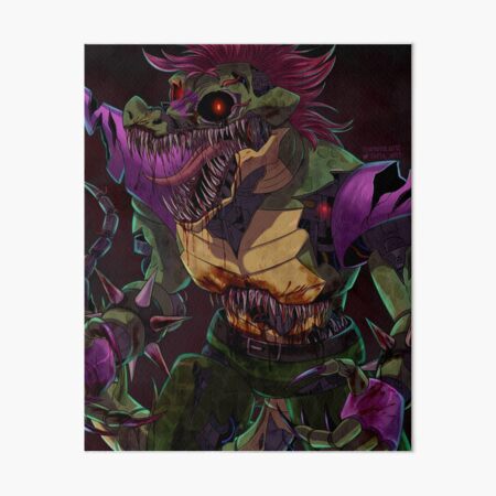 "Nightmare Glamrock Montgomery Gator Security breach" Art Board Print ...