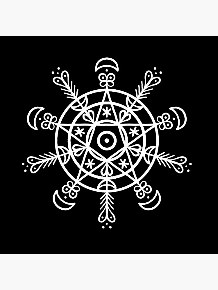 "Good Luck Sigil (mandala)" Art Board Print for Sale by BySidneyEileen ...