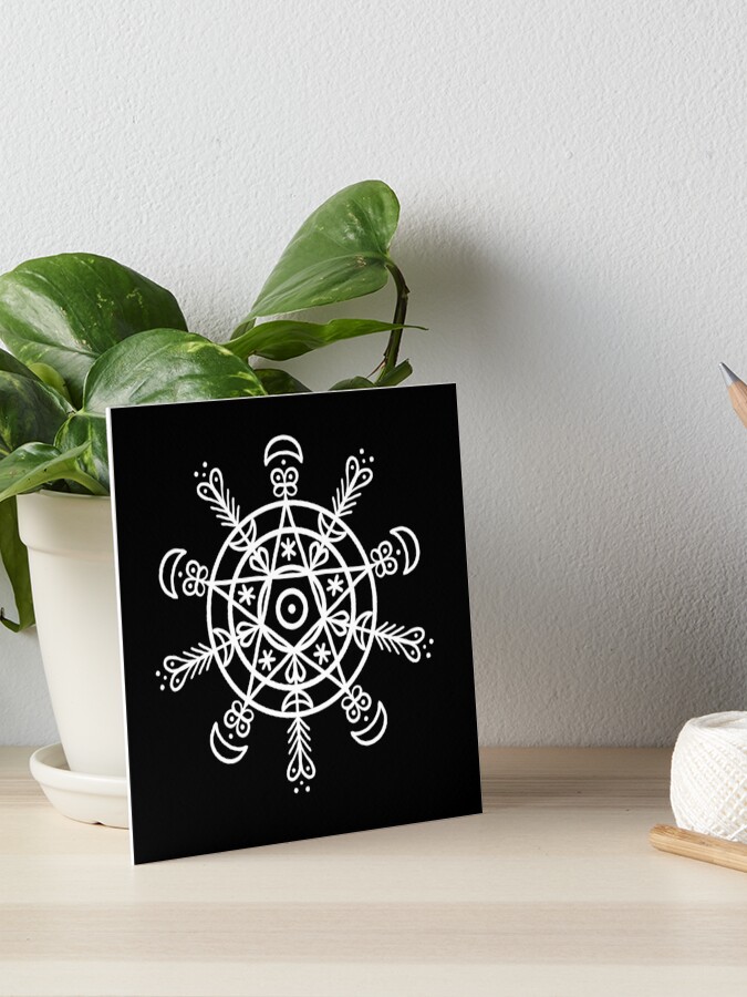"Good Luck Sigil (mandala)" Art Board Print for Sale by BySidneyEileen ...