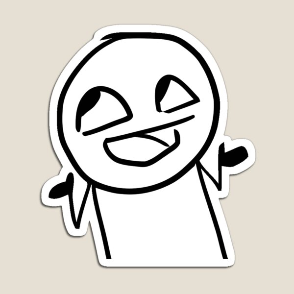 Imán «Personaje de dibujos animados Meme de Internet Encogimiento de ...