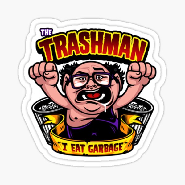 Trashman Stickers | Redbubble