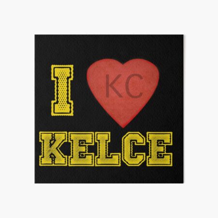 "I love Kelce!" Art Board Print for Sale by Johannavanboss | Redbubble