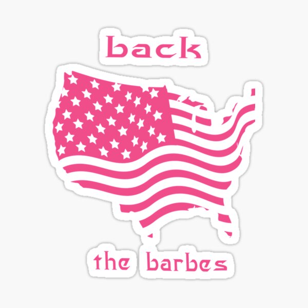"back the barbs " Sticker for Sale by CabangPurnamaUS | Redbubble