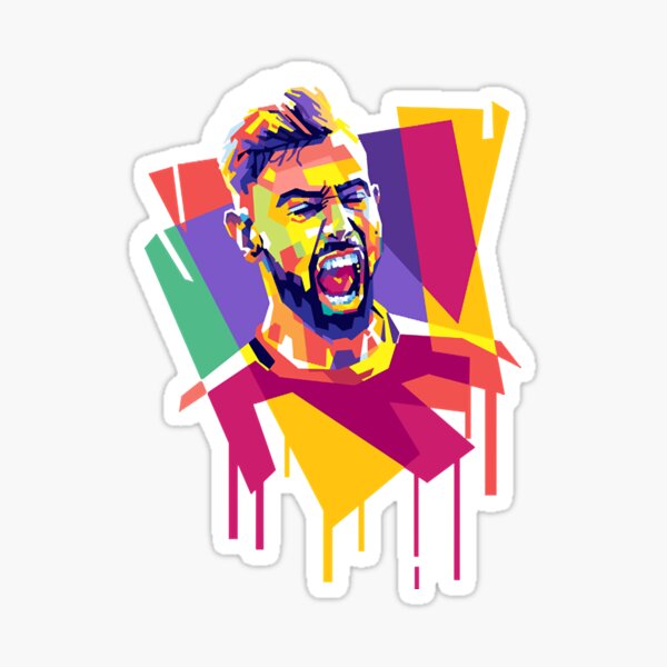 "Bruno Fernandes " Sticker by kabirphillips | Redbubble