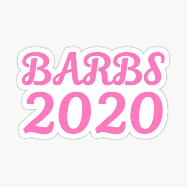 "barbs 2020 " Sticker for Sale by CabangPurnamaUS | Redbubble