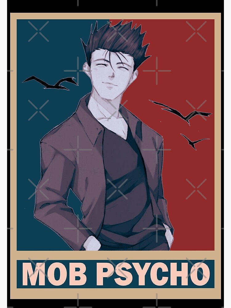 "Ryo Shimazaki Mob Psycho 100 Mobu Saiko Hyaku Vintage Vector Anime ...