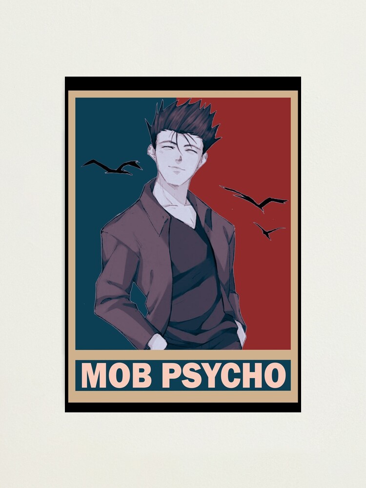 "Ryo Shimazaki Mob Psycho 100 Mobu Saiko Hyaku Vintage Vector Anime ...