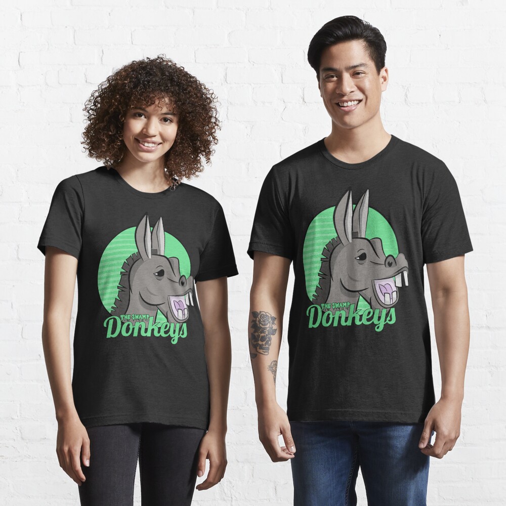 "The Swamp Donkeys Logo Sticker" T-shirt for Sale by Schelhorn ...