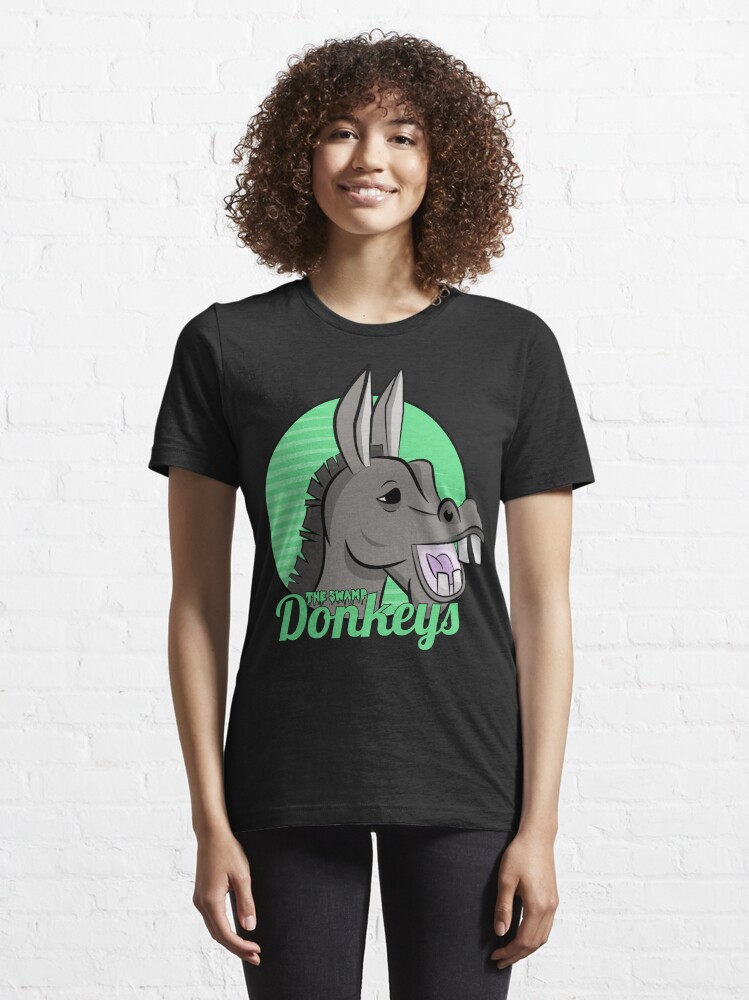"The Swamp Donkeys Logo Sticker" T-shirt for Sale by Schelhorn ...