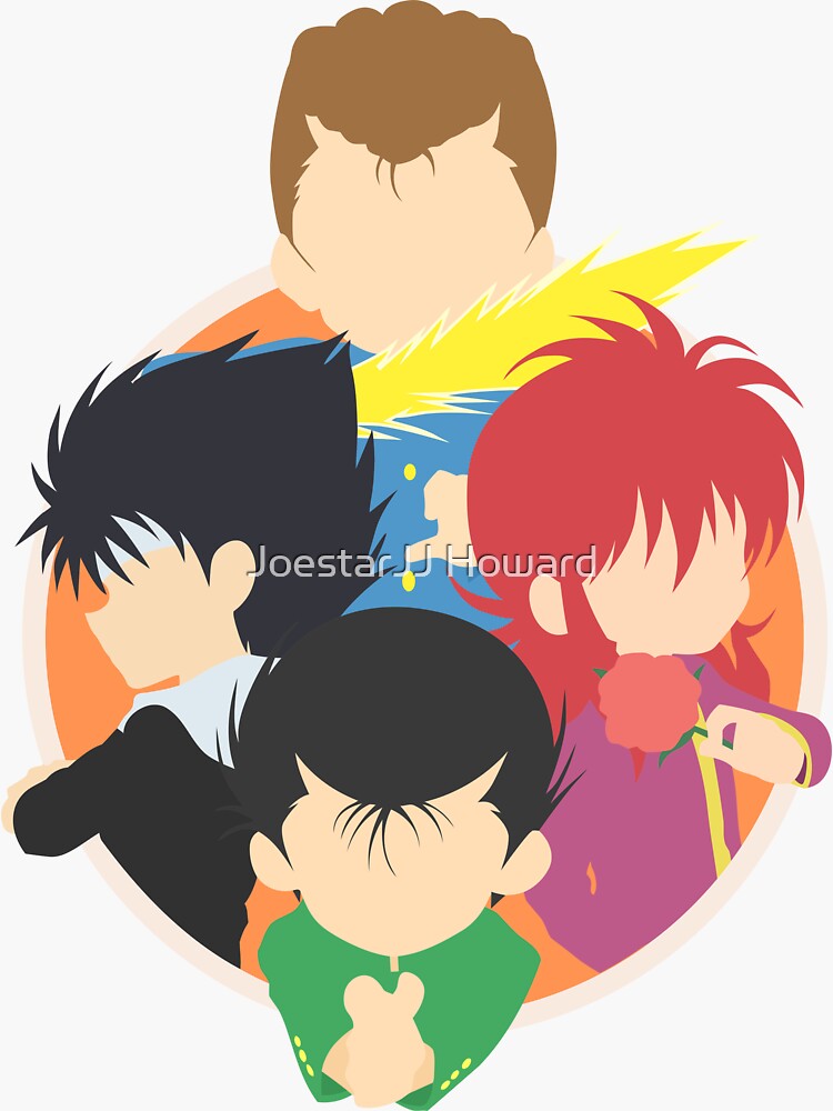 "Team Yusuke Urameshi" Sticker for Sale by Rubengm-22 | Redbubble