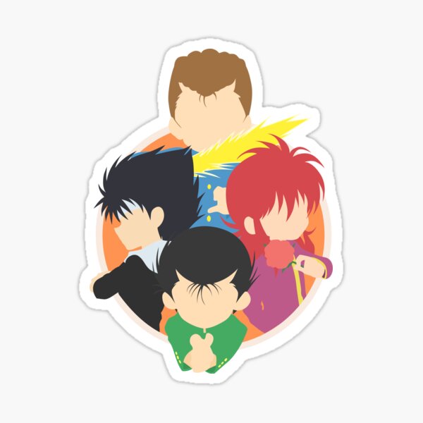 "Team Yusuke Urameshi" Sticker for Sale by Rubengm-22 | Redbubble